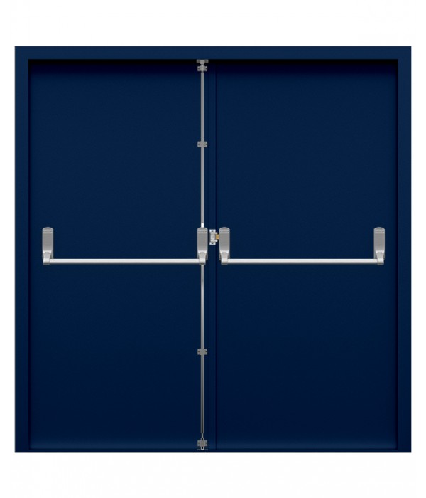 Double Fire Exit Door | Latham's Steel Doors