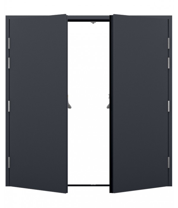 Double Fire Exit Door | Latham's Steel Doors