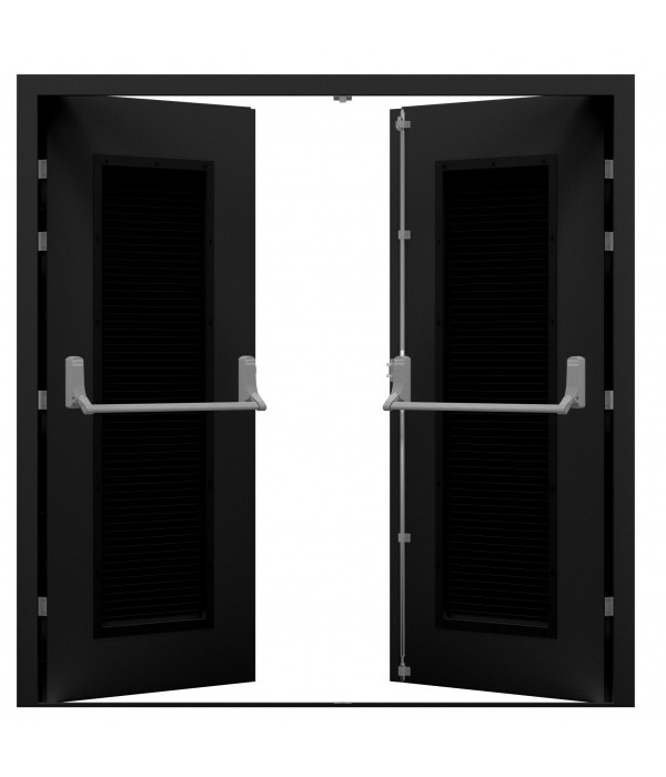 Double Fire Exit Door | Latham's Steel Doors