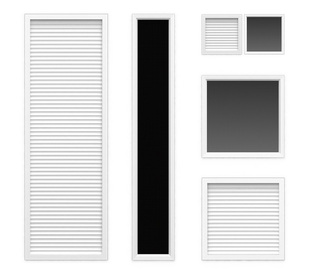 Steel Louvre Panels & Vision Panels | Latham's Steel Security Doors