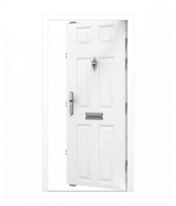 Security Front Door - 6 Panel | Latham's Steel Doors