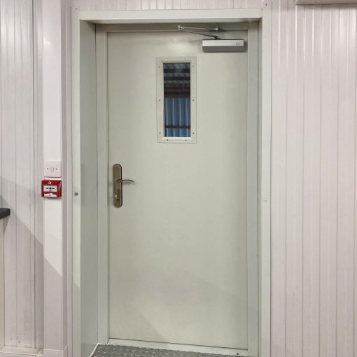 Glazed Steel Door (Security) | Latham's Steel Doors