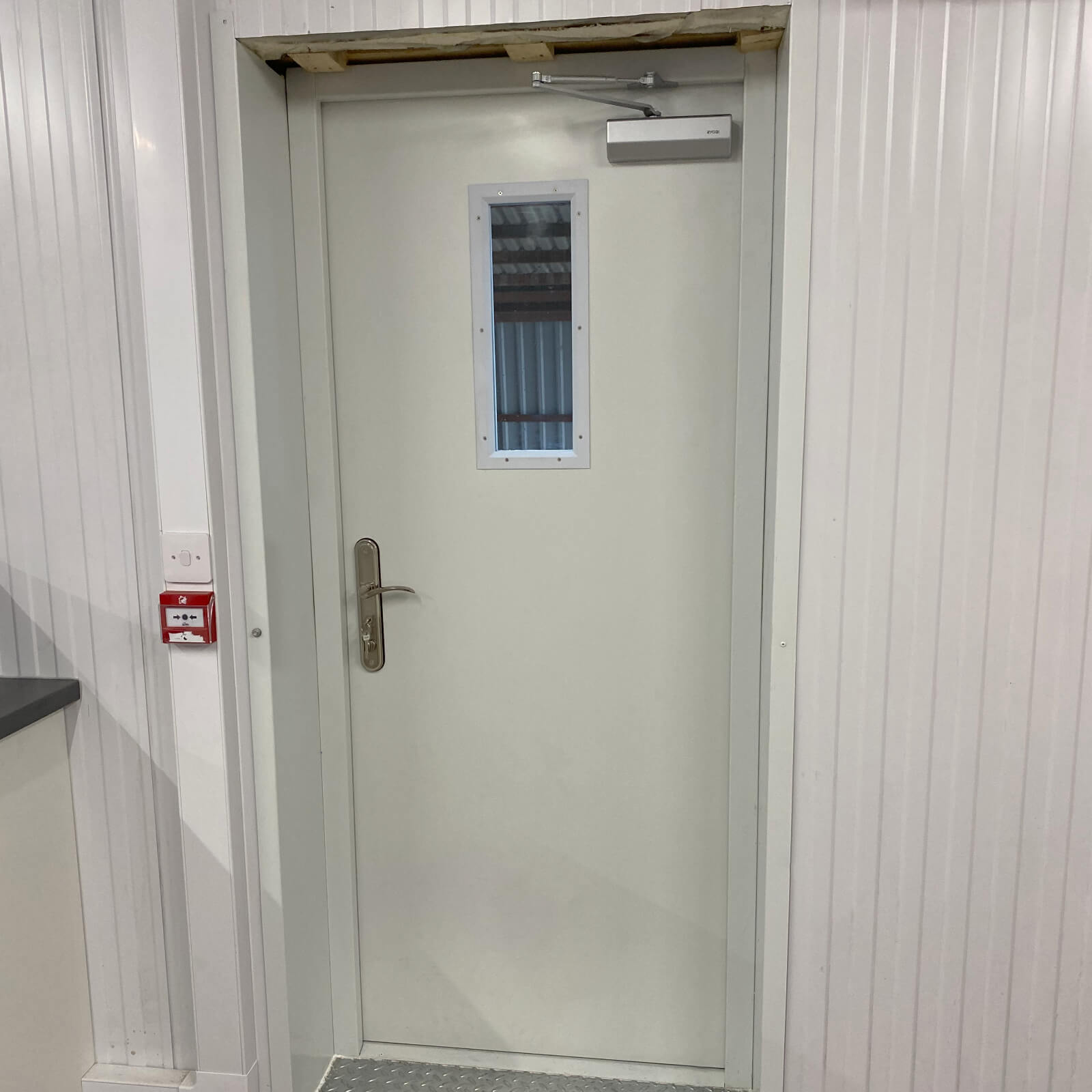 Glazed Steel Door (Security) | Latham's Steel Doors