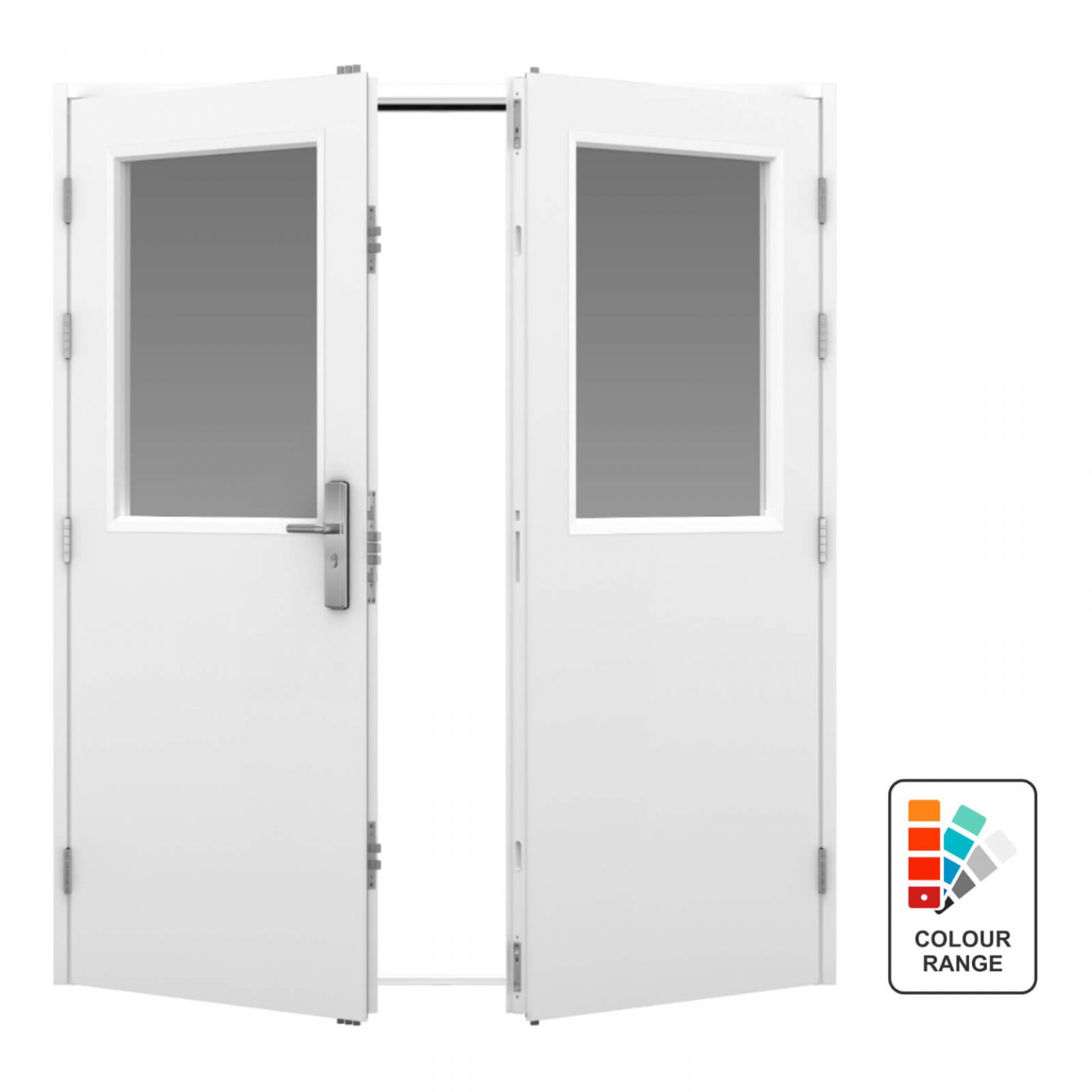 Custom Made Steel Double Doors | Latham's Steel Doors