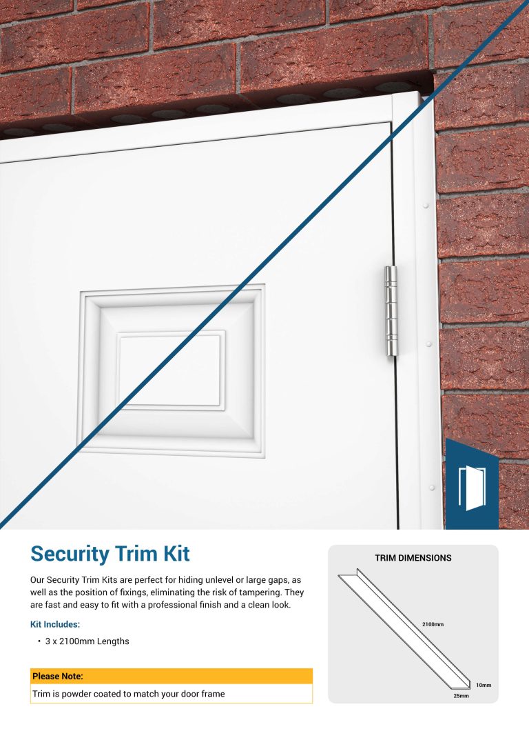 What is security trim? | Latham's Steel Security Doors