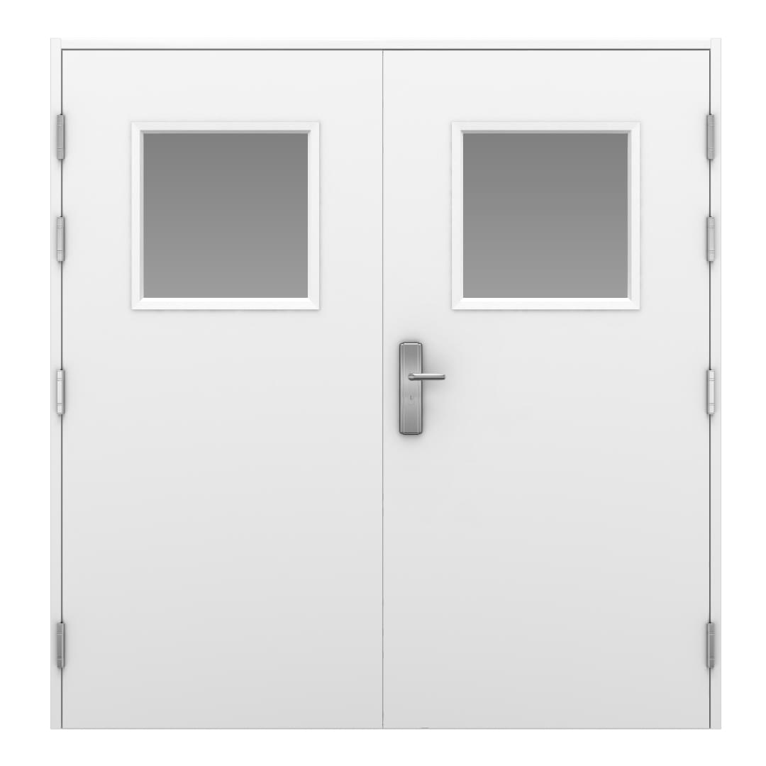 Security Side Hinged Garage Door | Latham's Steel Doors