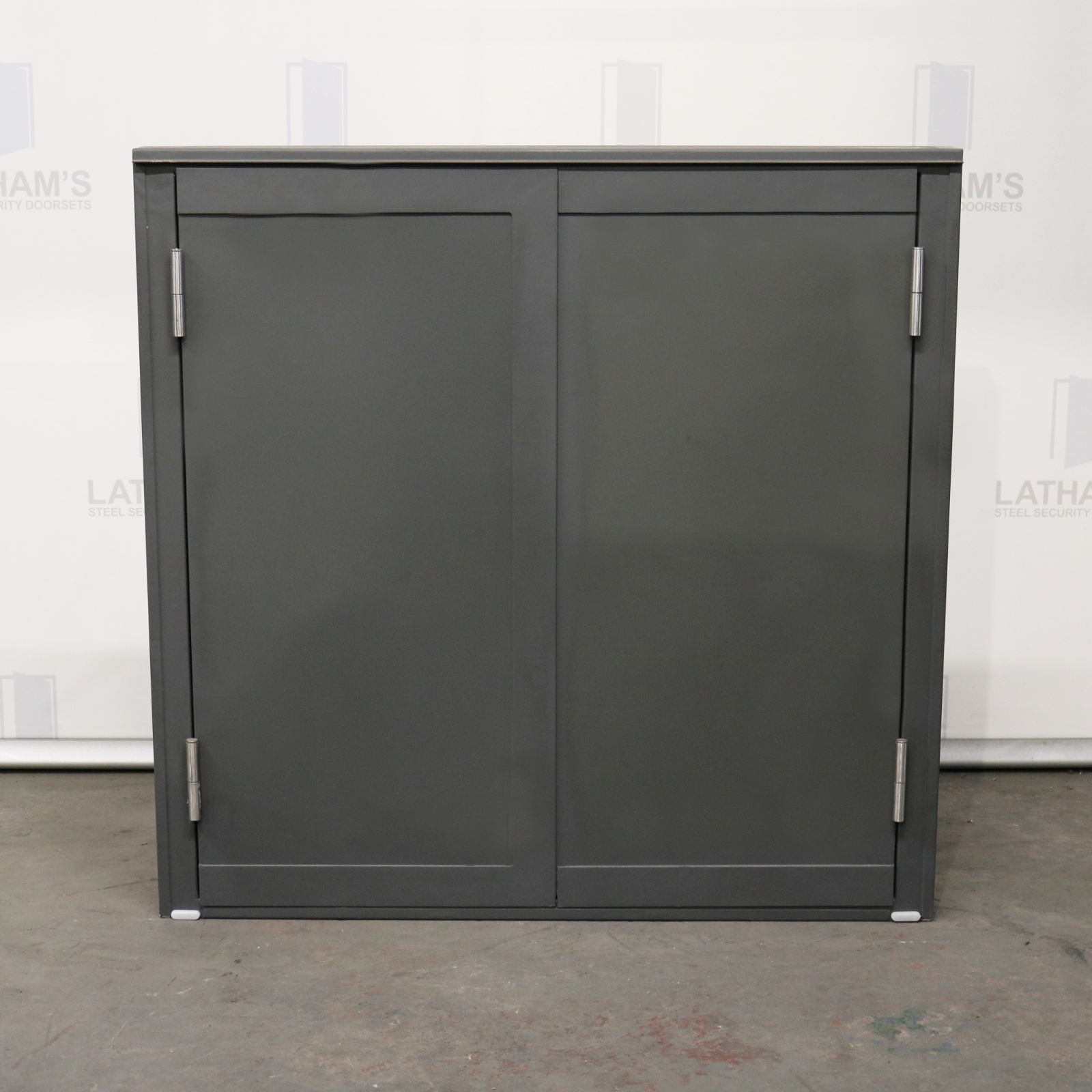 Shipping Container Window Shutter | Latham's Steel Doors