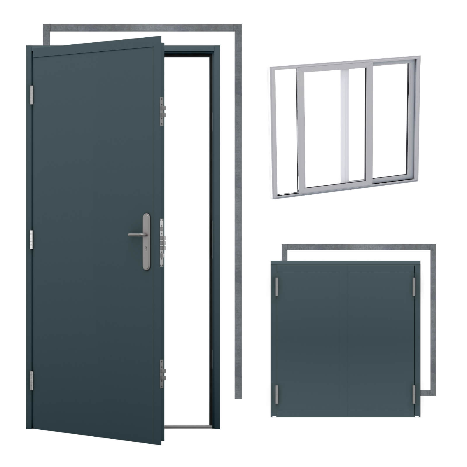 Shipping Container Doors | Latham's Steel Security Doors