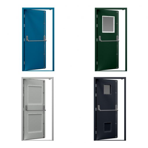 Security Fire Exit Door | Latham's Steel Security Doors