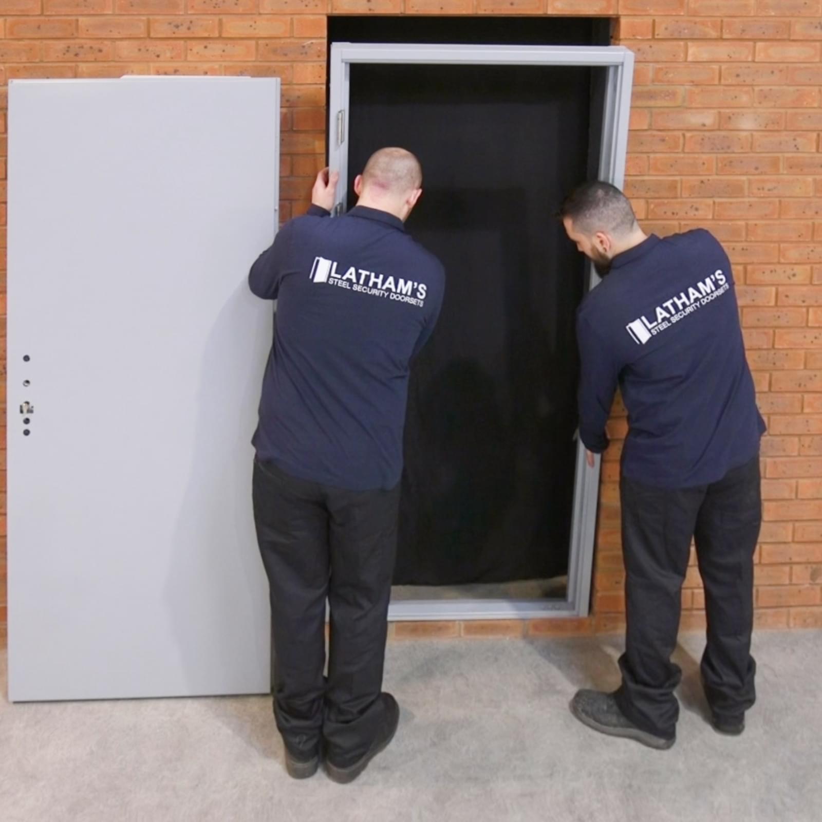Steel Security Door - Heavy Duty | Latham's Steel Doors