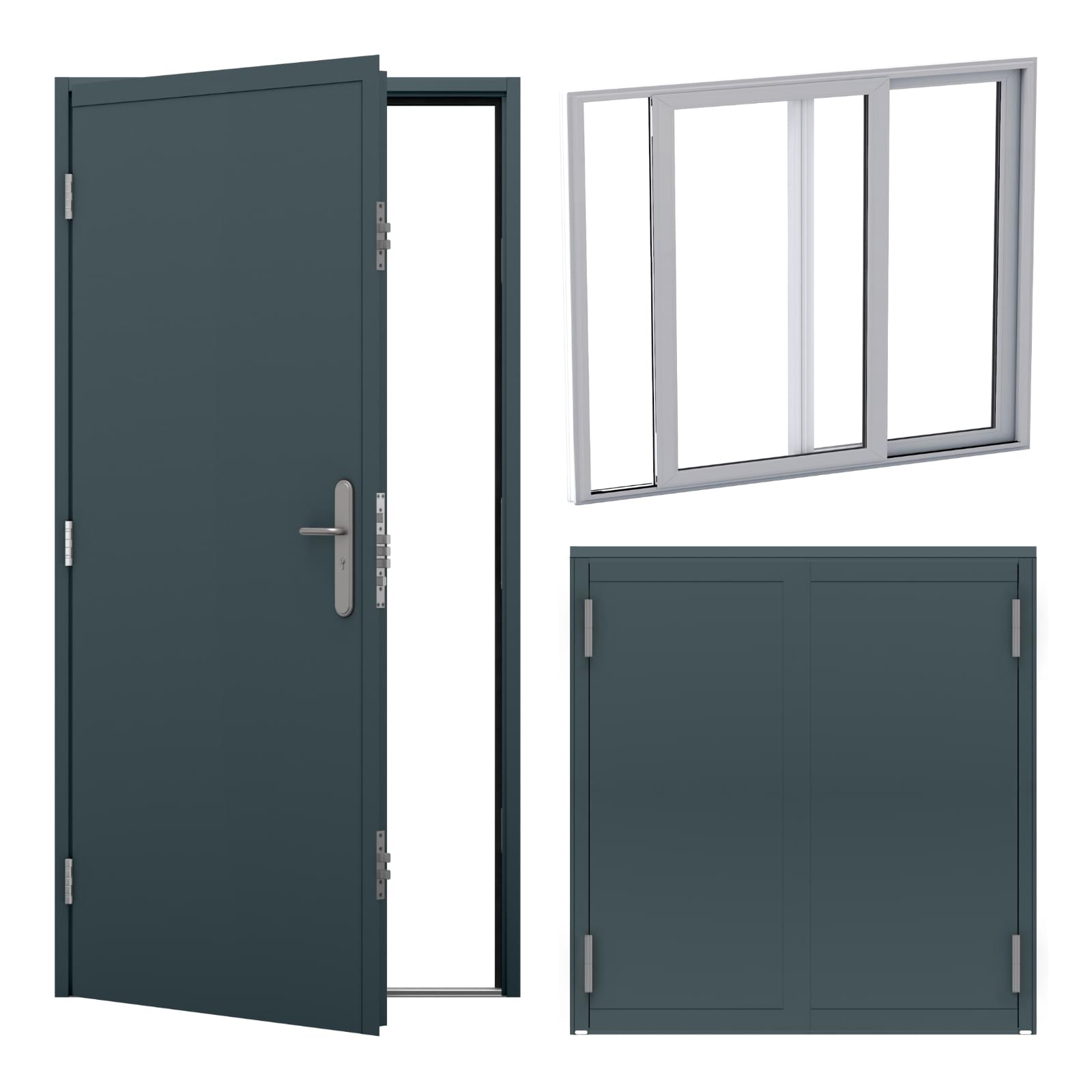 Clearance Shipping Container Doors | Latham's Steel Security Doors