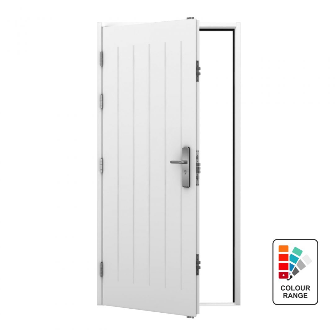 Security Garage Side Door | Latham's Steel Doors