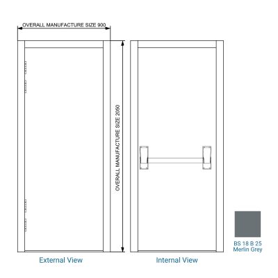 Clearance Fire Exit Doors | Latham's Steel Security Doors