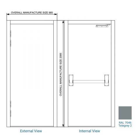 Clearance Fire Exit Doors | Latham's Steel Security Doors