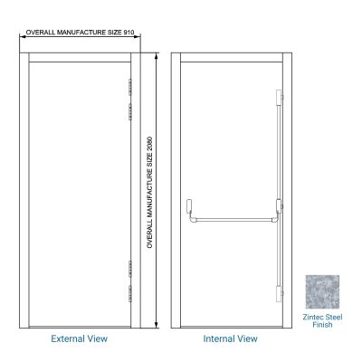 Clearance Fire Exit Doors | Latham's Steel Security Doors