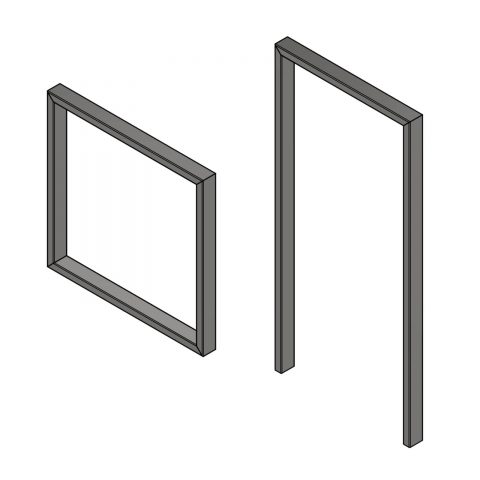 Container Goal Post Frame for Door/Shutter | Latham's Steel Doors