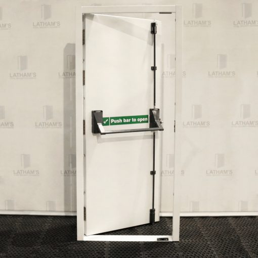 High Security Fire Exit Door | Latham's Steel Security Doors