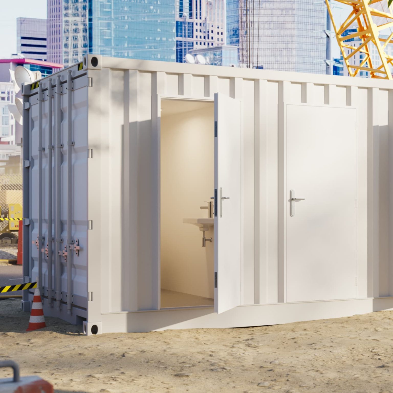 Shipping Container Doors | Latham's Steel Security Doors