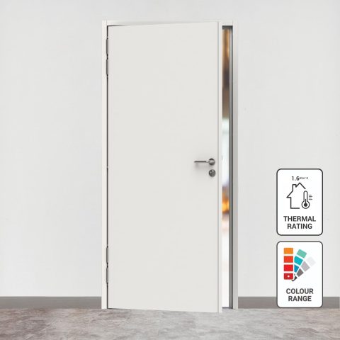 Custom Made Thermally Rated Steel Door | Latham's