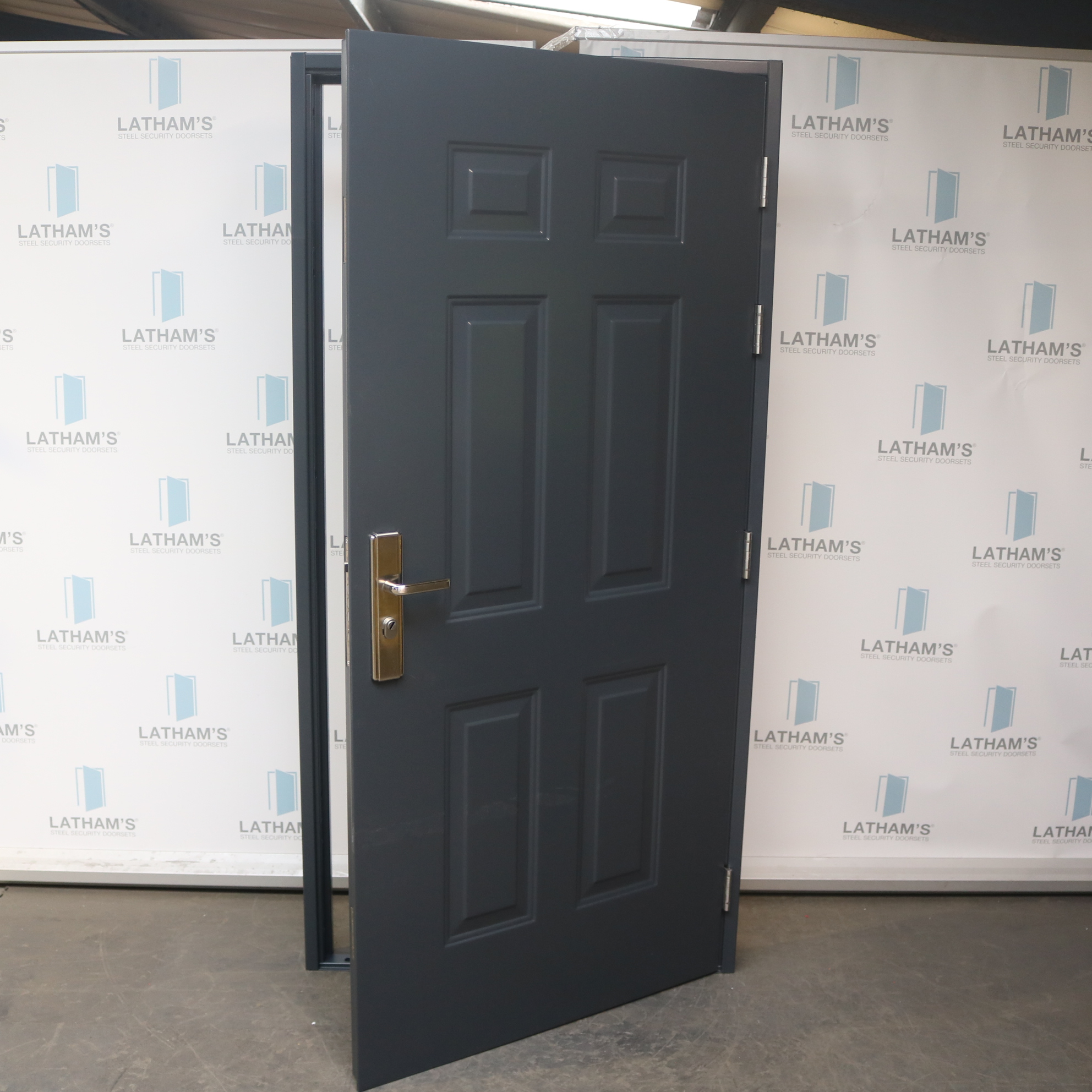 Clearance Panelled Security Doors | Latham's Steel Security Doors