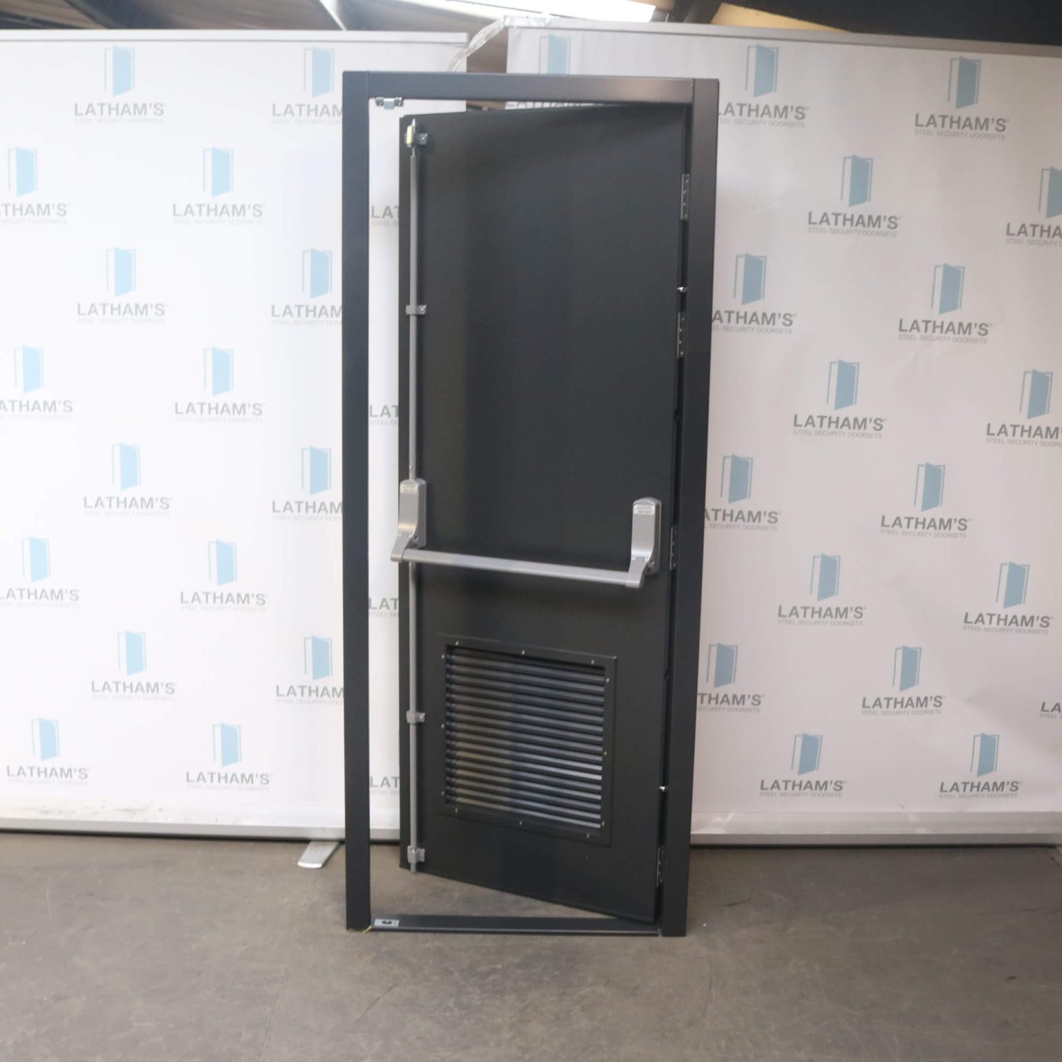 Clearance Louvred Doors | Latham's Steel Security Doors