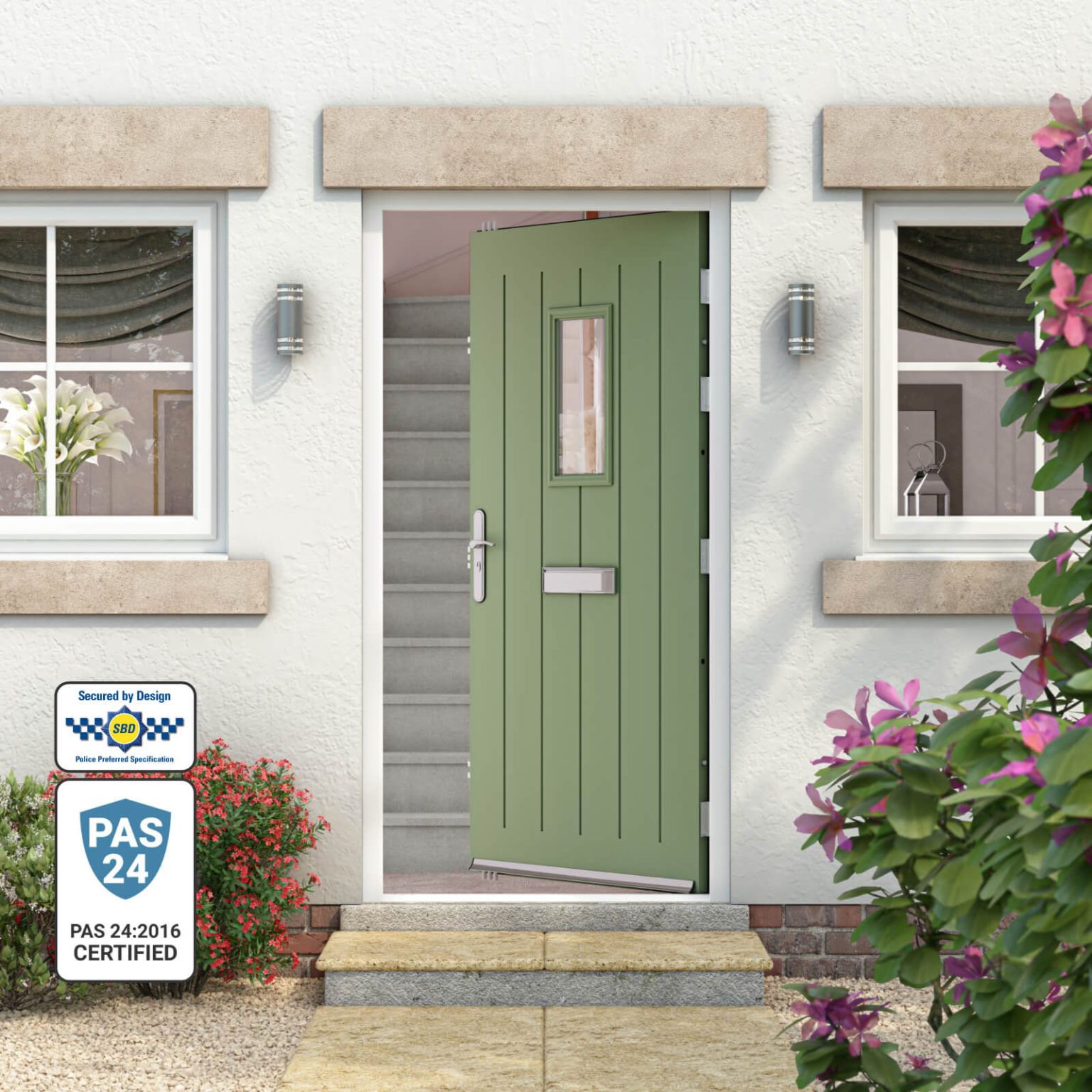 High Security Front Doors | Latham's Steel Security Doors