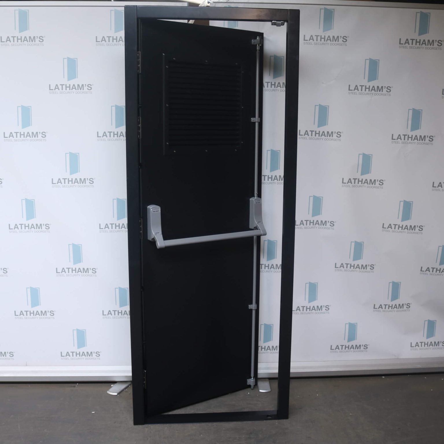 Clearance Louvred Doors | Latham's Steel Security Doors