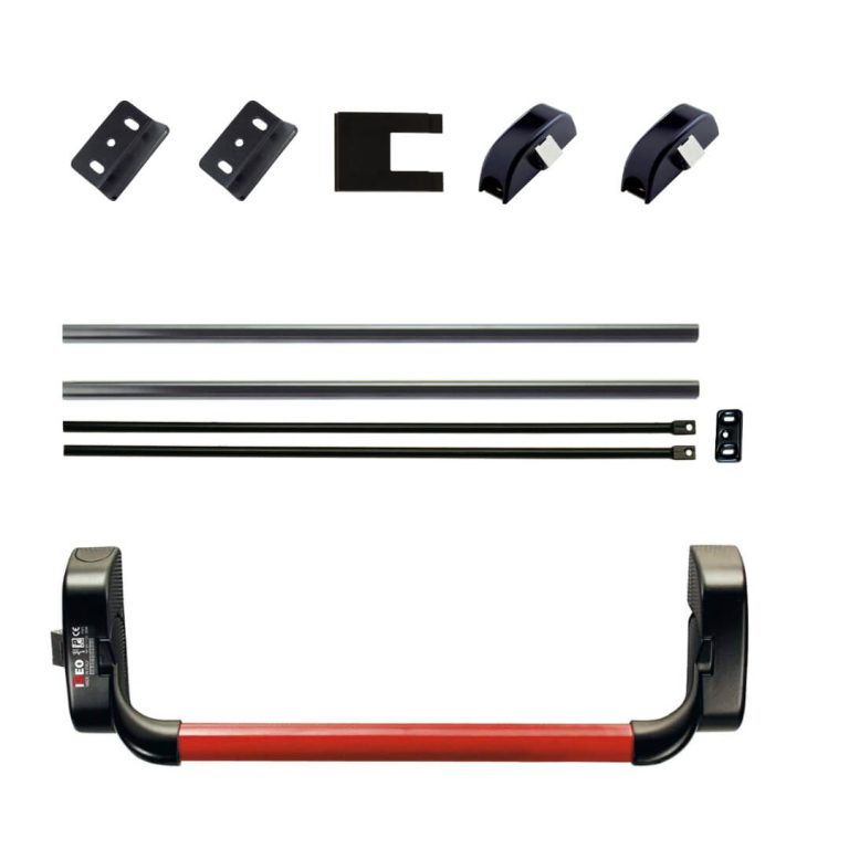 ISEO 3 Point Fire Exit Push Bar Kit | Latham's Steel Security Doors