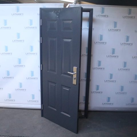 Clearance Panelled Security Doors | Latham's Steel Security Doors