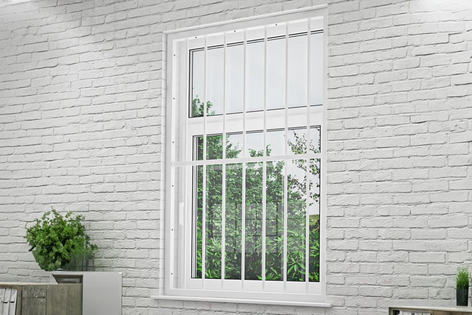 Fixed Security Window Bars for Commercial Properties | Latham's